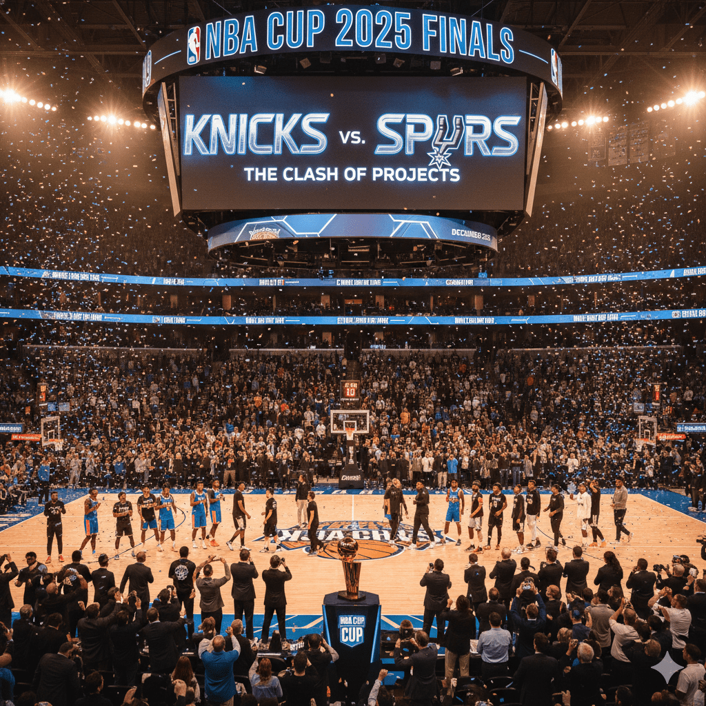 Final Épica de la NBA Cup 2025: Knicks vs. Spurs: El Choque de Proyectos